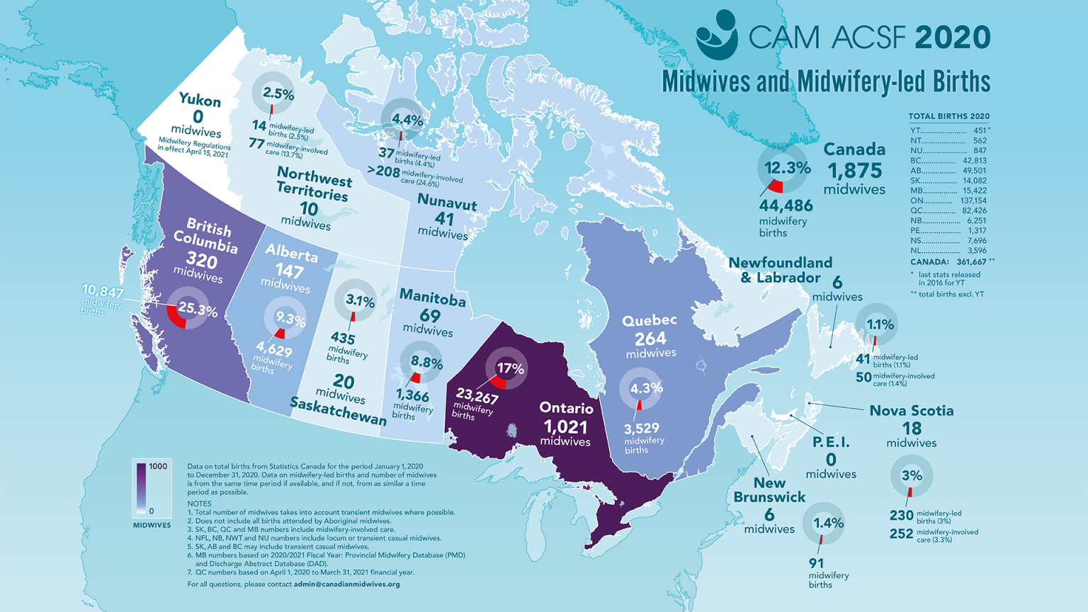 Discover Midwifery Across Canada - Canadian Association of Midwives